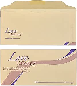 Amazon.com : Love Offering Envelopes for Church (100) : Office Products