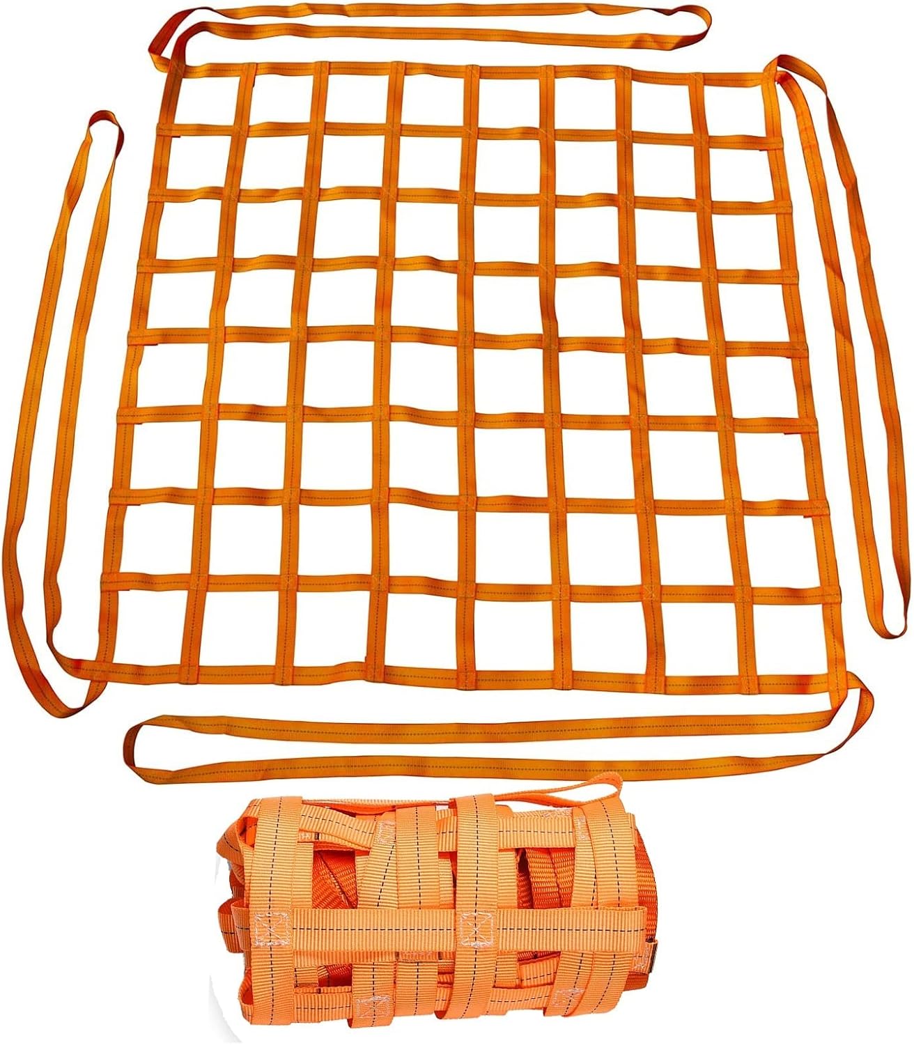 ALOBY Cargo Safety Lifting Net Straps, Tear Resistance Flat Nylon Sling ...