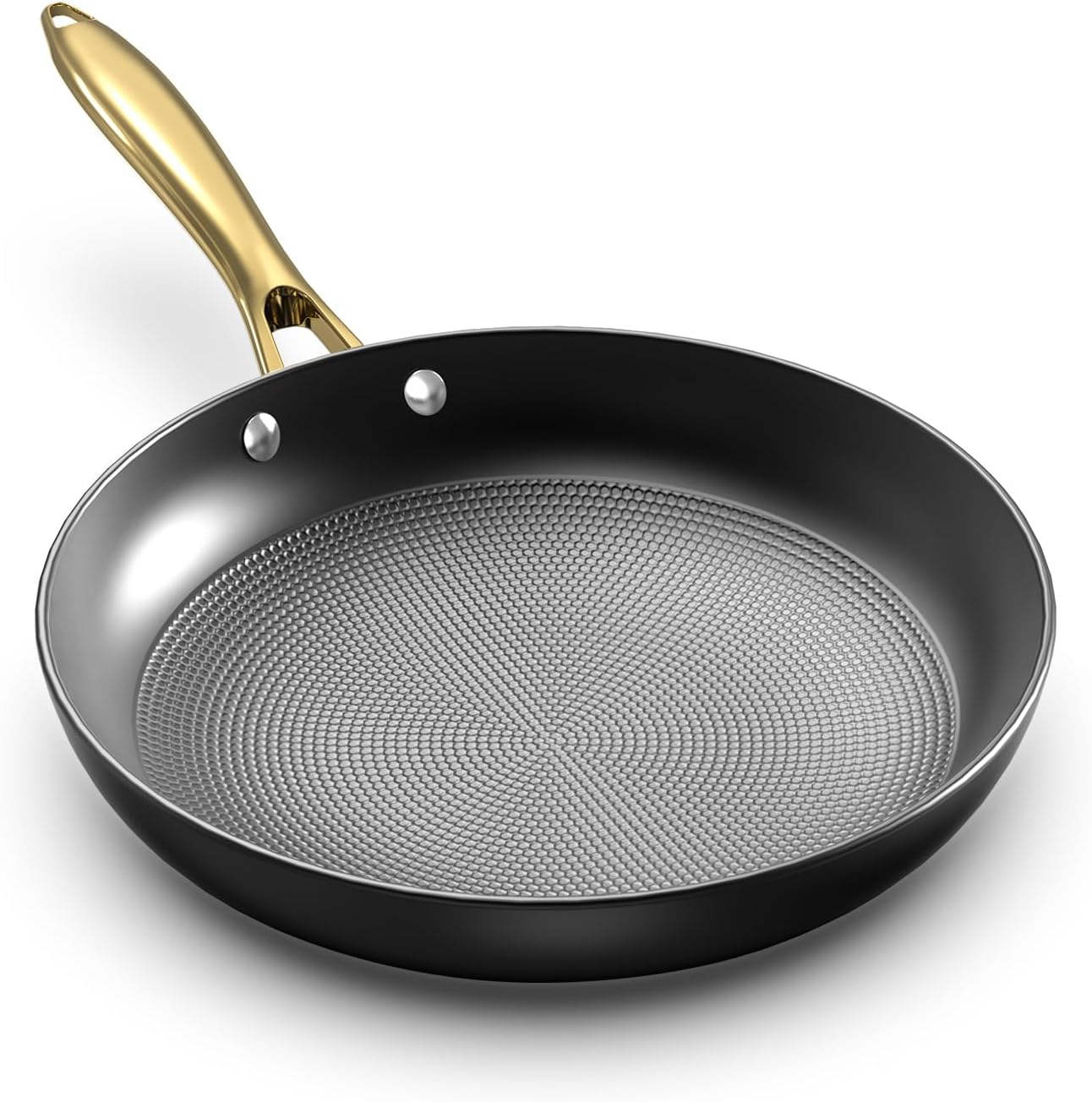 Amazon.com: imarku Frying Pan - 12inch Non Stick Frying Pan Honeycomb ...