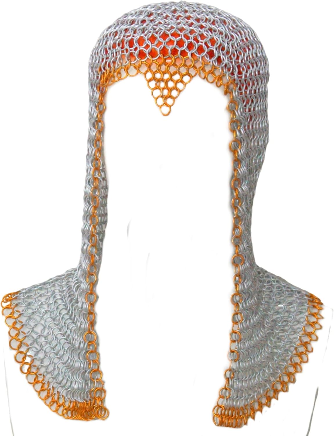 Amazon.com: THITIKSHA - Vintage inside, antique outside Chainmail Hood ...