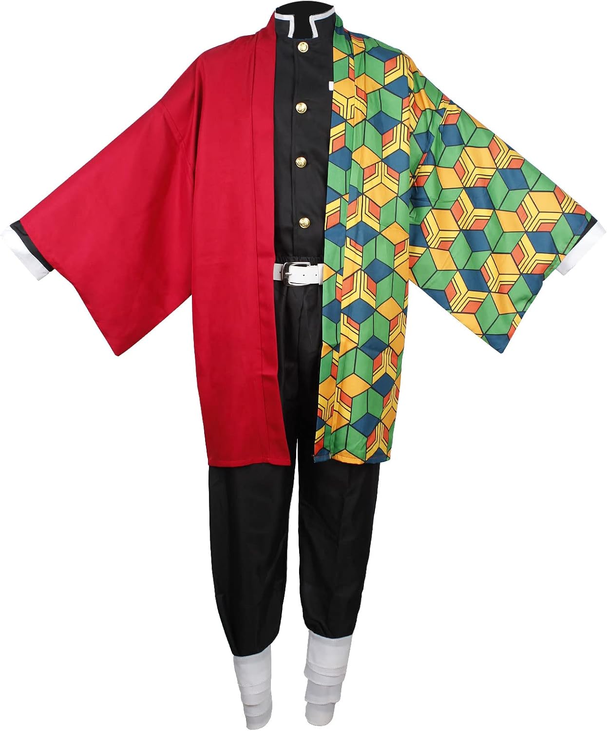 Amazon.com: Giyuu Cosplay Costume Men's Giyuu Kimono Kimetsu no Yaiba ...