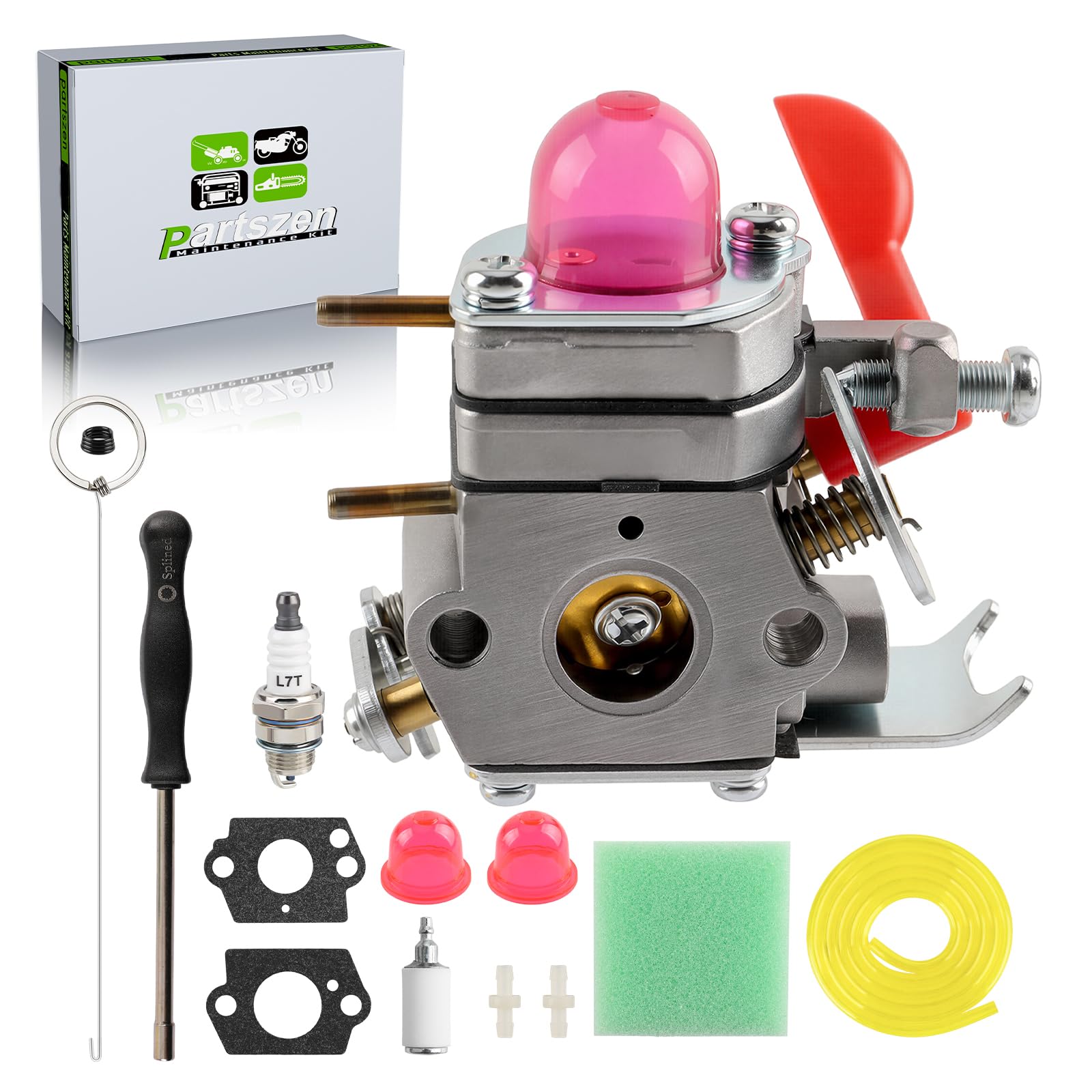 Amazon.com: partszen Carburetor Carb for Poulan Pro 530071811 P4500 ...