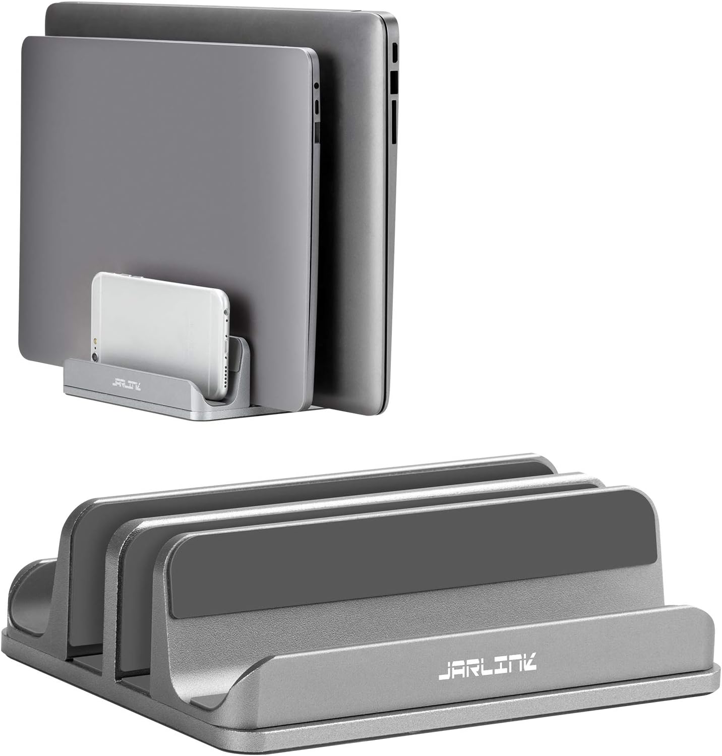 Amazon.com: Nukoi Vertical Laptop Stand - SPACEMax Adjustable GRIPLock ...