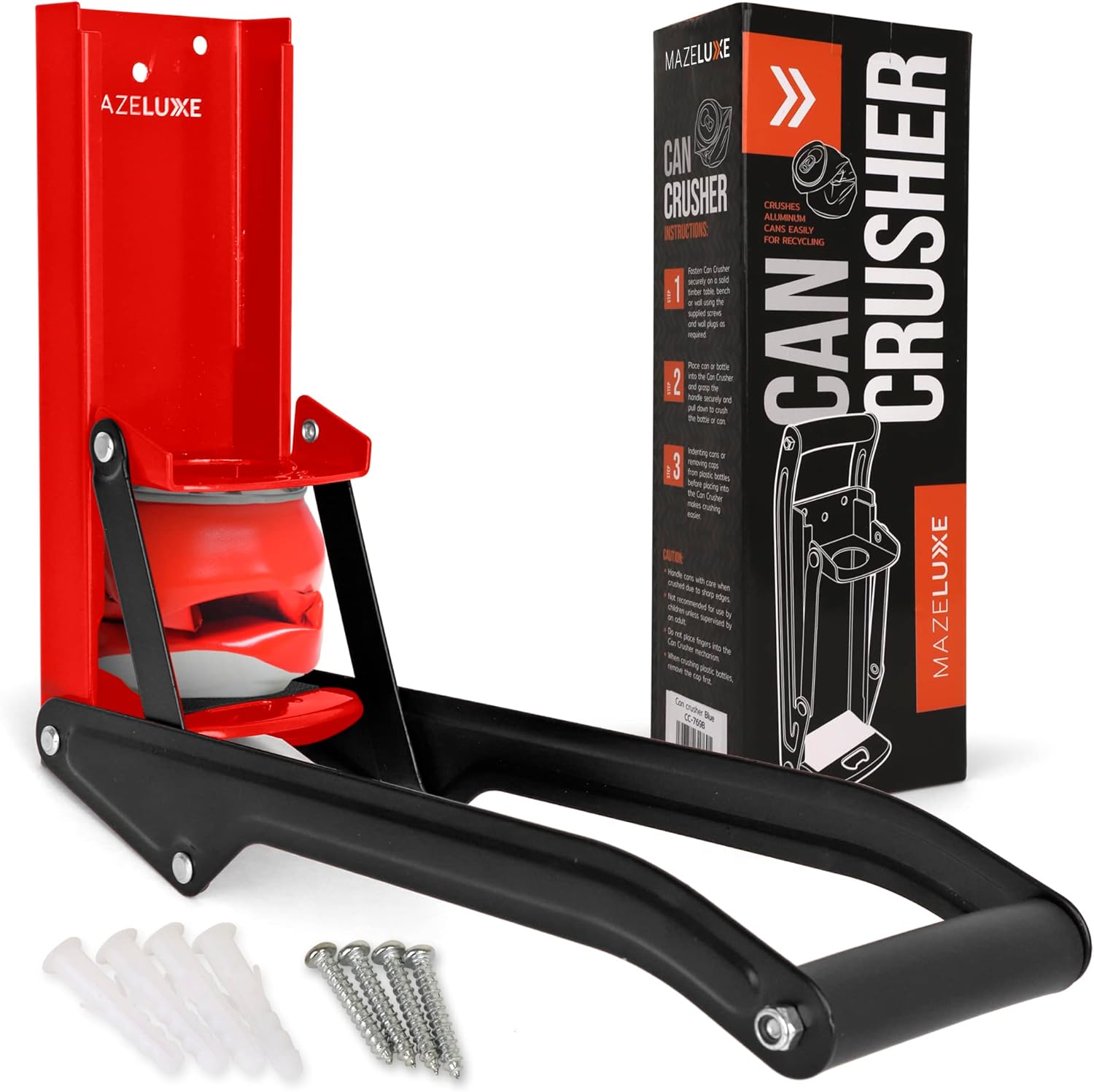 Amazon.com: Can Crusher with Built in Bottle Opener – Wall Mounted ...