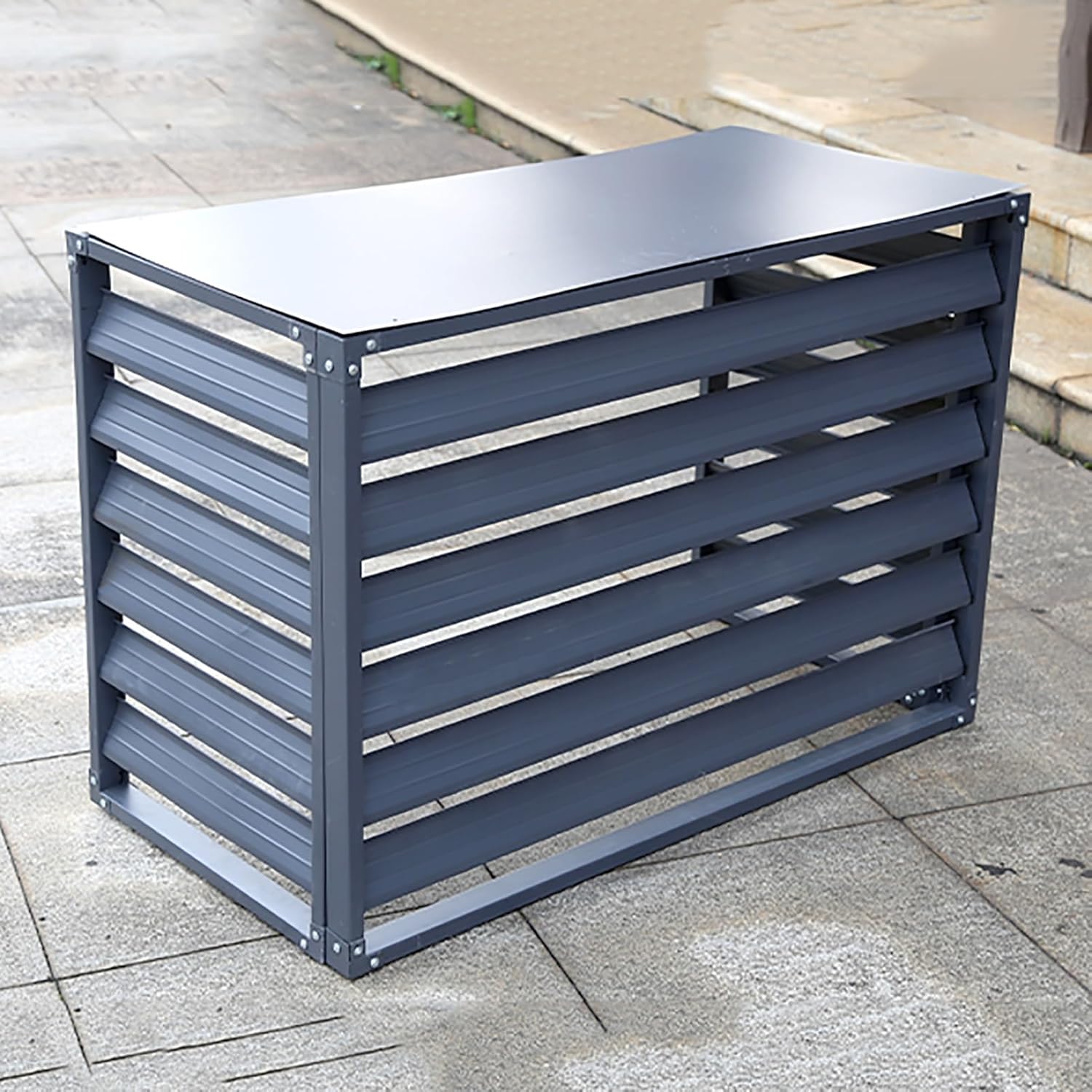 Anti-Theft Decorative Air Conditioner Cover For Outside Fence - Heat ...