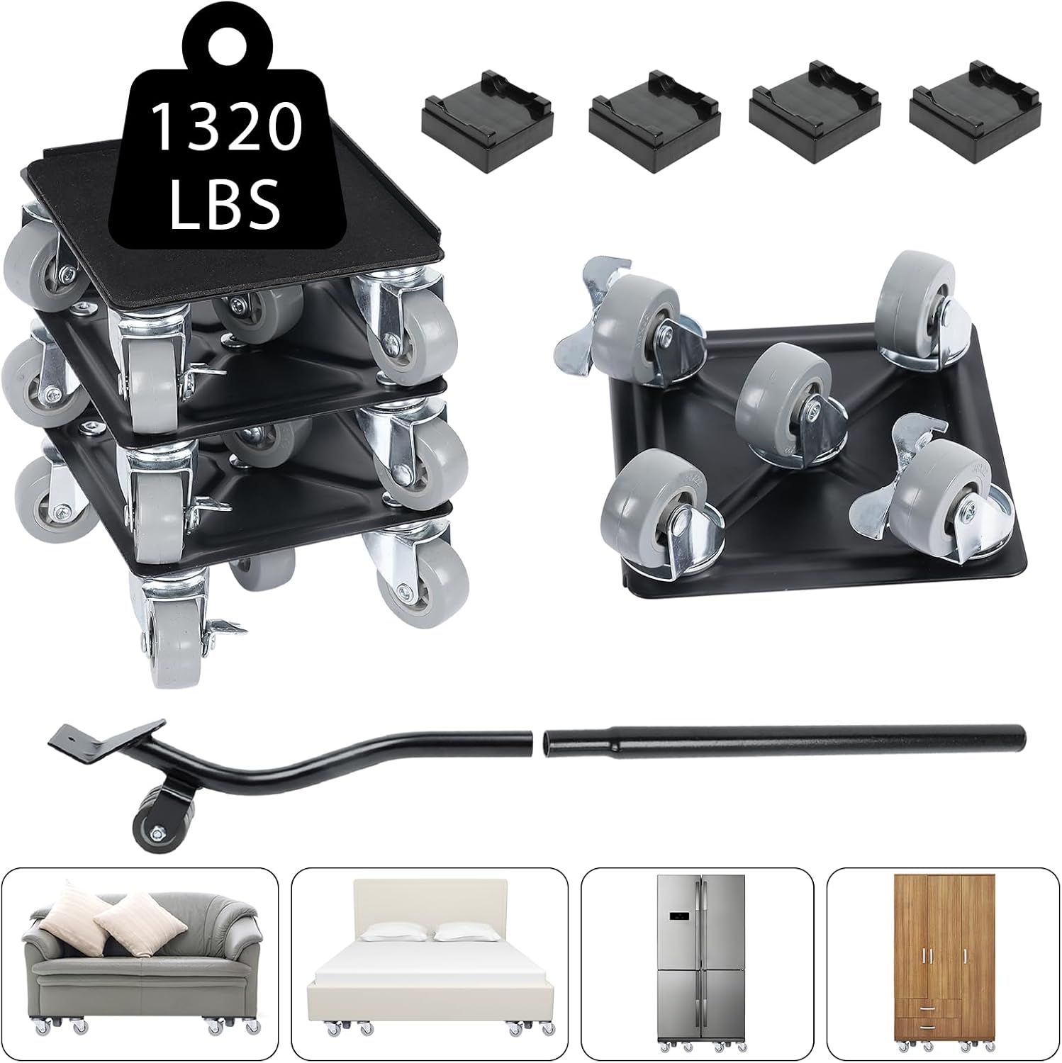 Amazon.com: Furniture Moving Kit - Includes 4pcs Heavy Duty Furniture ...