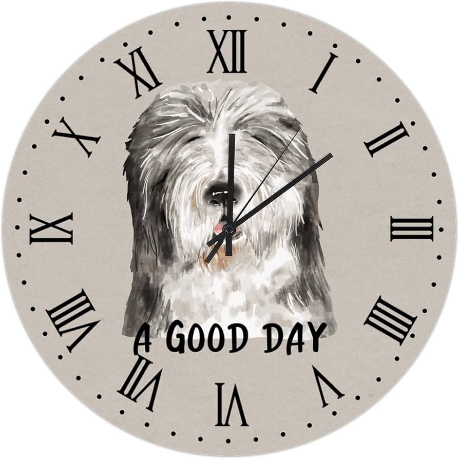 Amazon.com: A Good Day Old English Sheepdog Wall Clock Battery Operated PVC Clock Dog Face Pet PVC Clock Silent Non-Ticking for Living Room Bedroom Bar 12inch : Home & Kitchen amazon-com-a-good-day-old-english-sheepdog-wall-clock-battery-operated-pvc-clock-dog-face-pet-pvc-clock-silent-non-ticking-for-living-room-bedroom-bar-12inch-home-kitchen