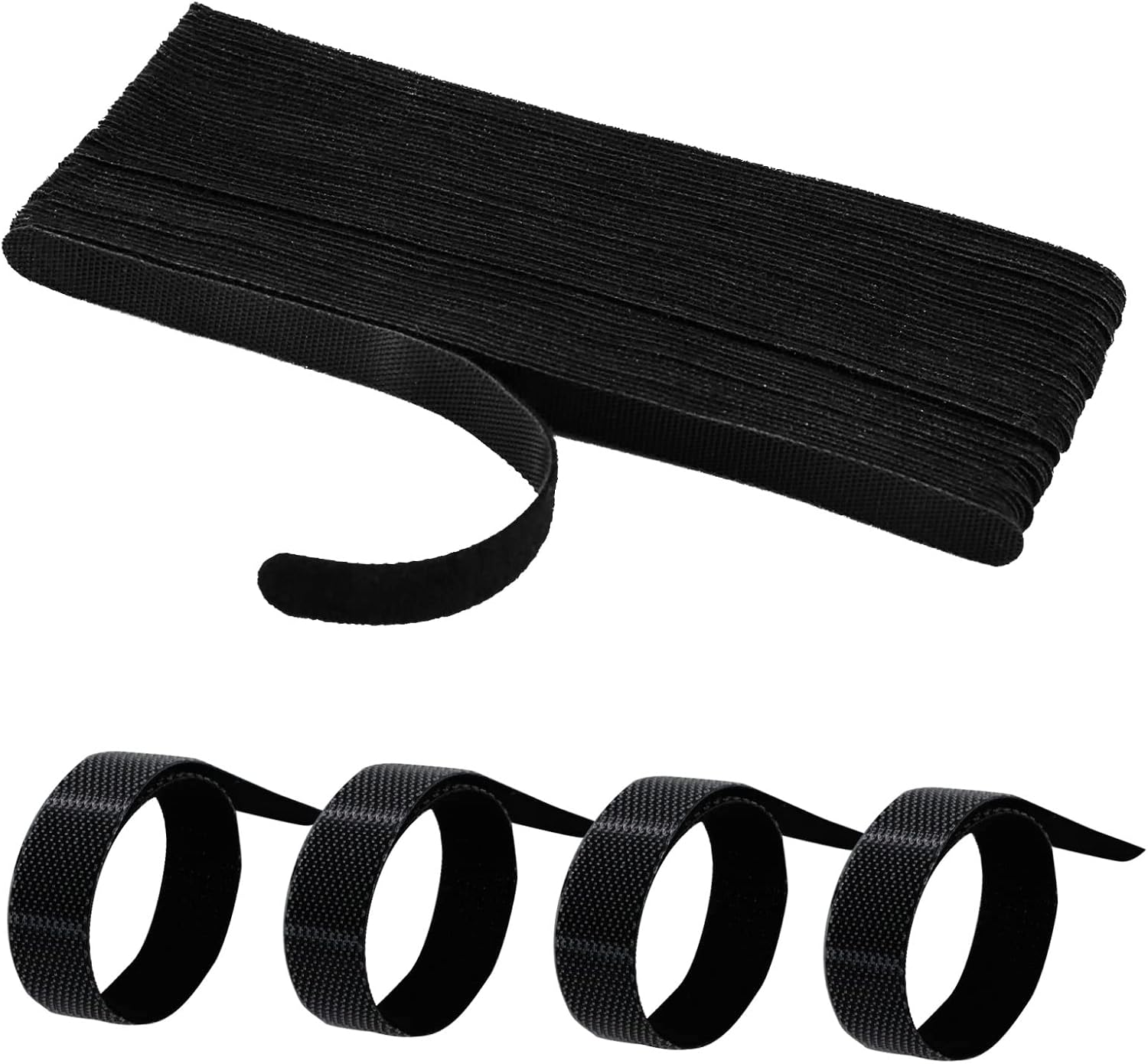 Amazon.com: 50PCS Reusable Cable Ties, Adjustable Cable Ties, Fastening ...