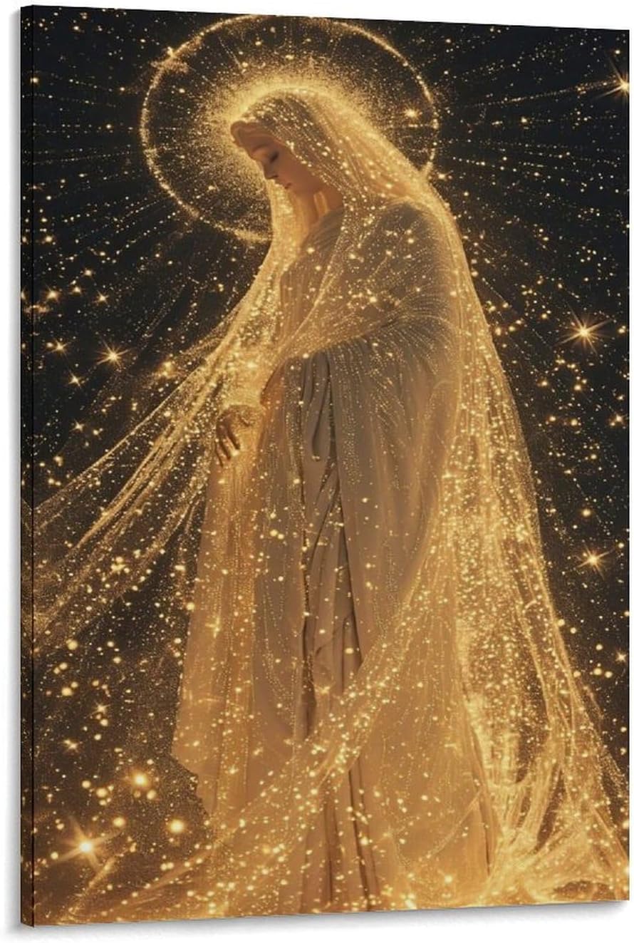 Amazon.com: Holy Virgin Mary Posters - Wall Art for Living Room ...