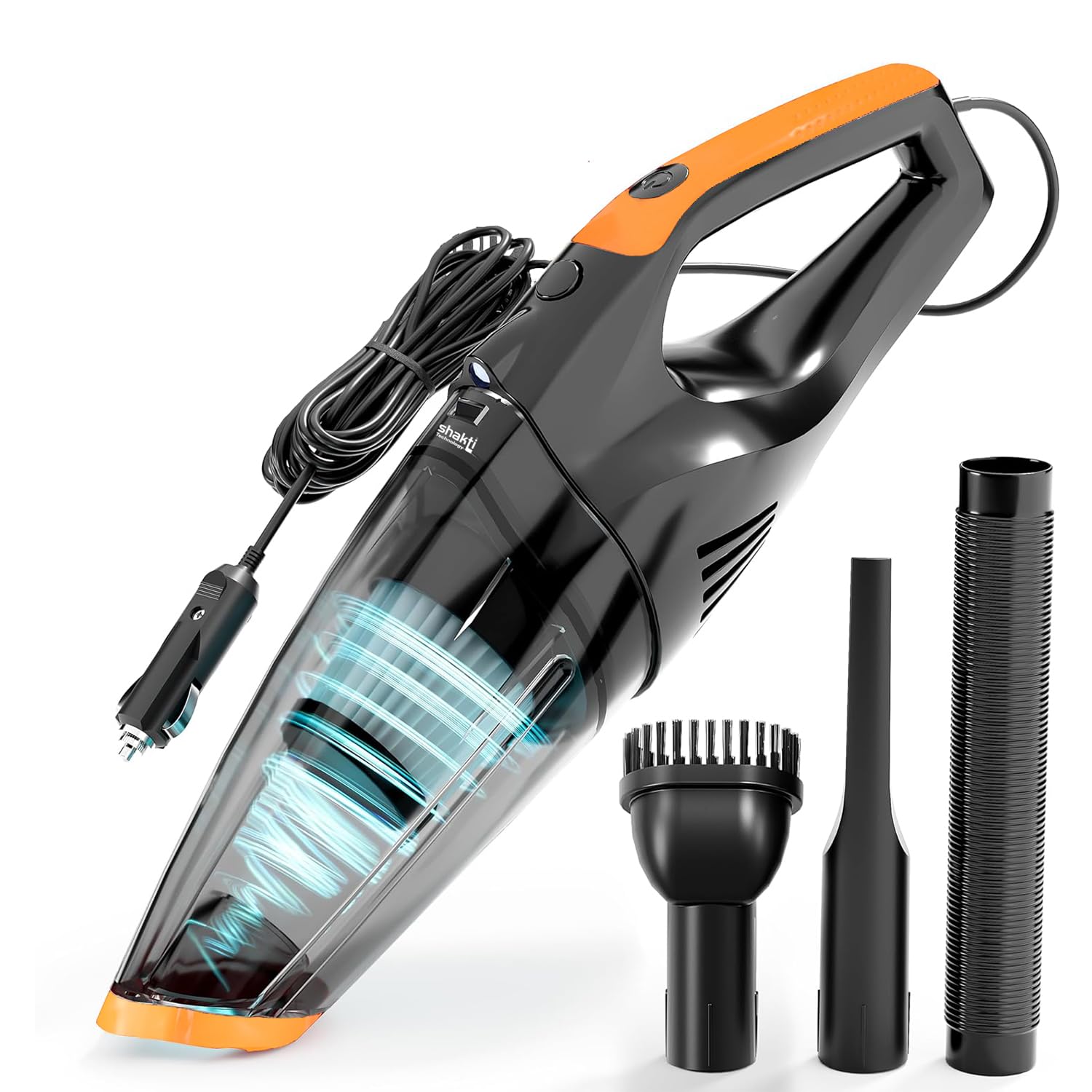 Shakti Technology Cyclone Car Vacuum Cleaner, Hand Held Portable Cars ...