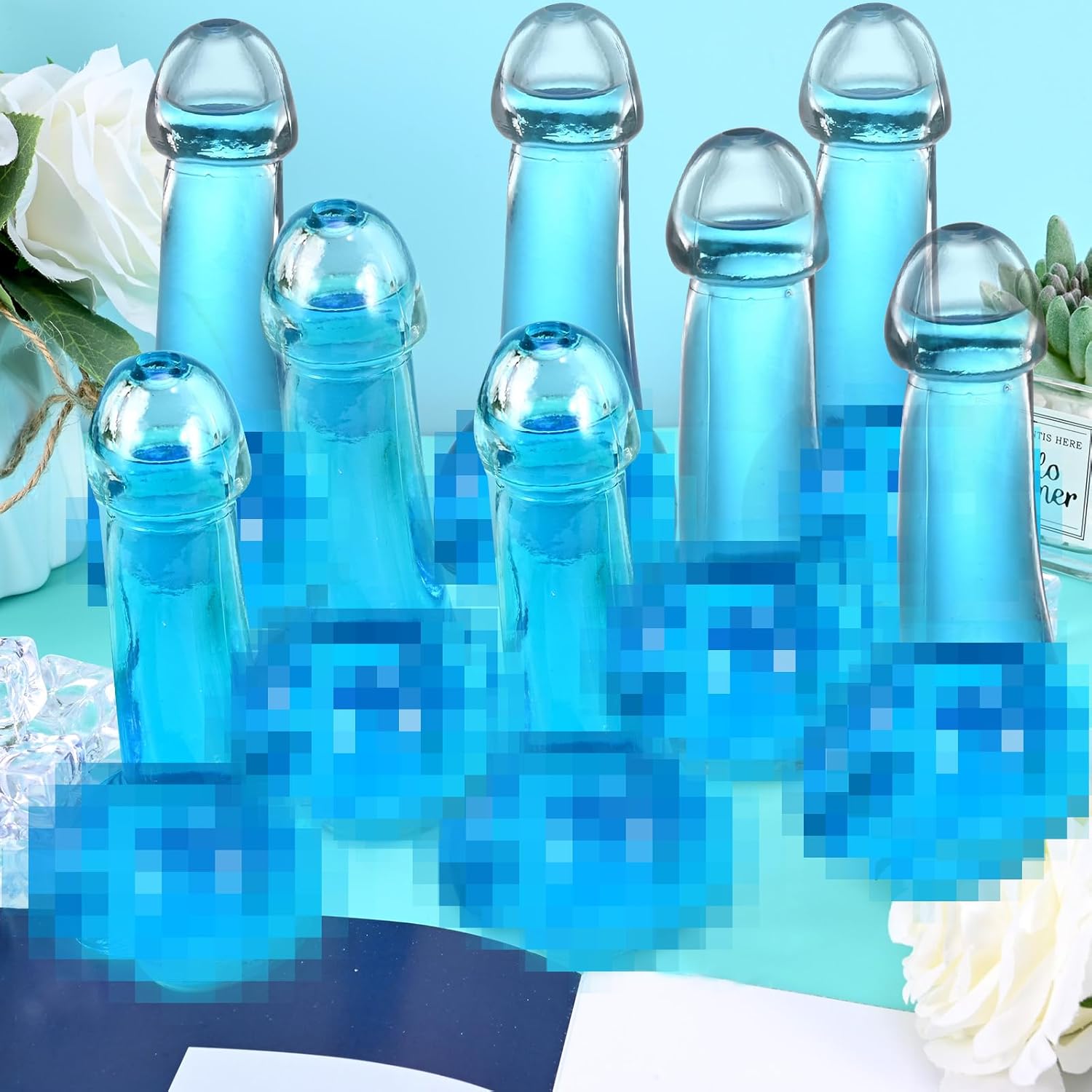 Amazon.com | Funny Shot Glasses Set of 8 Bachelorette Party Favors for ...