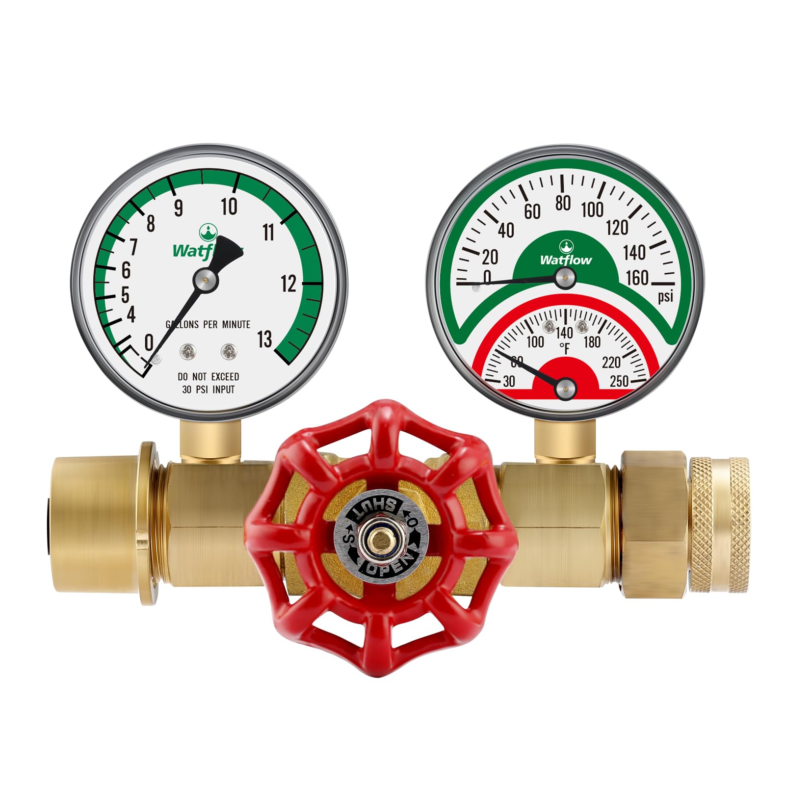 Snapklik.com : Water Flow Gauge, Temperature And Pressure Test Assembly ...