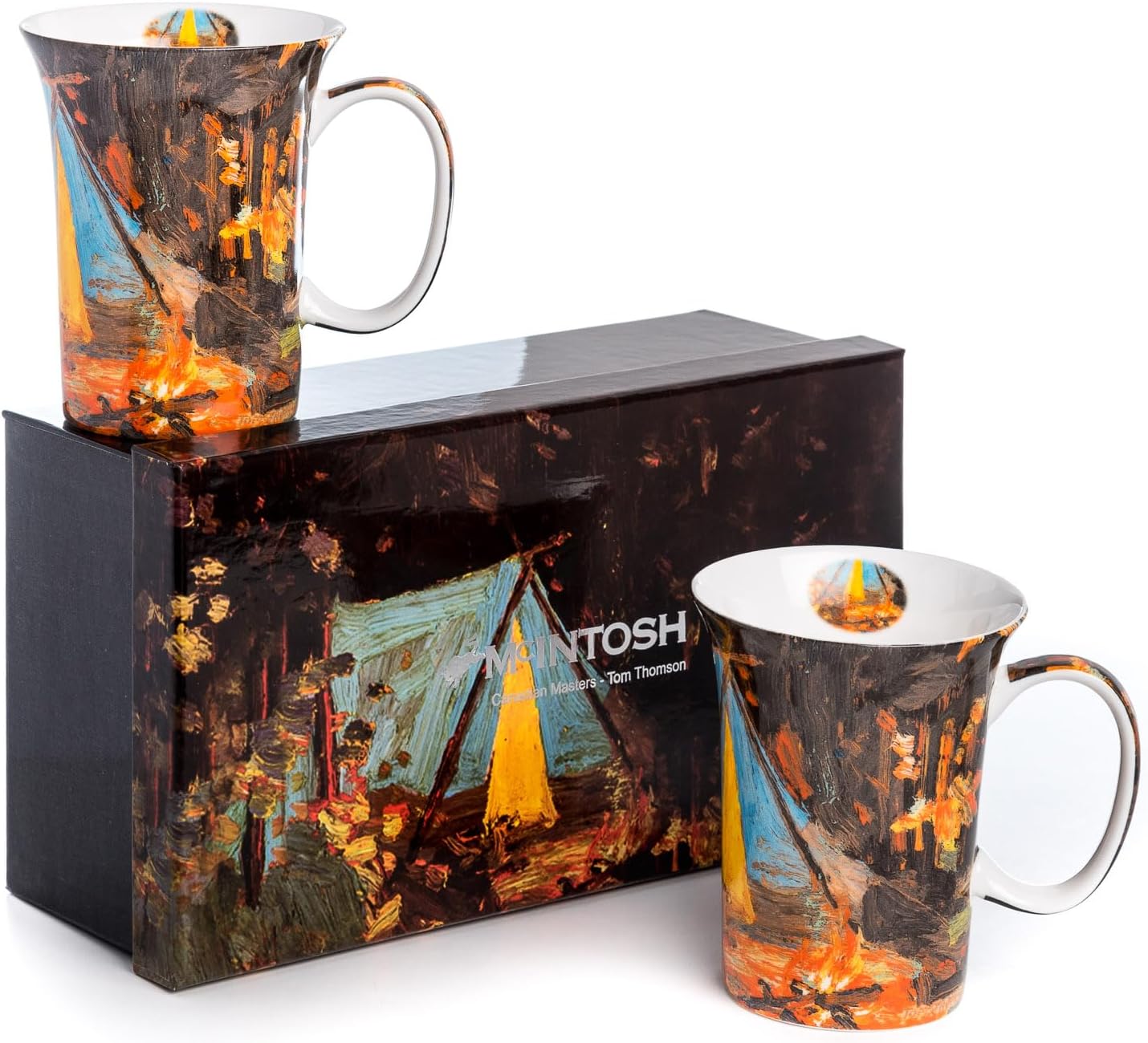 Amazon.com: McIntosh Canadian Master - Tom Thomson Campfire Set of 2 ...