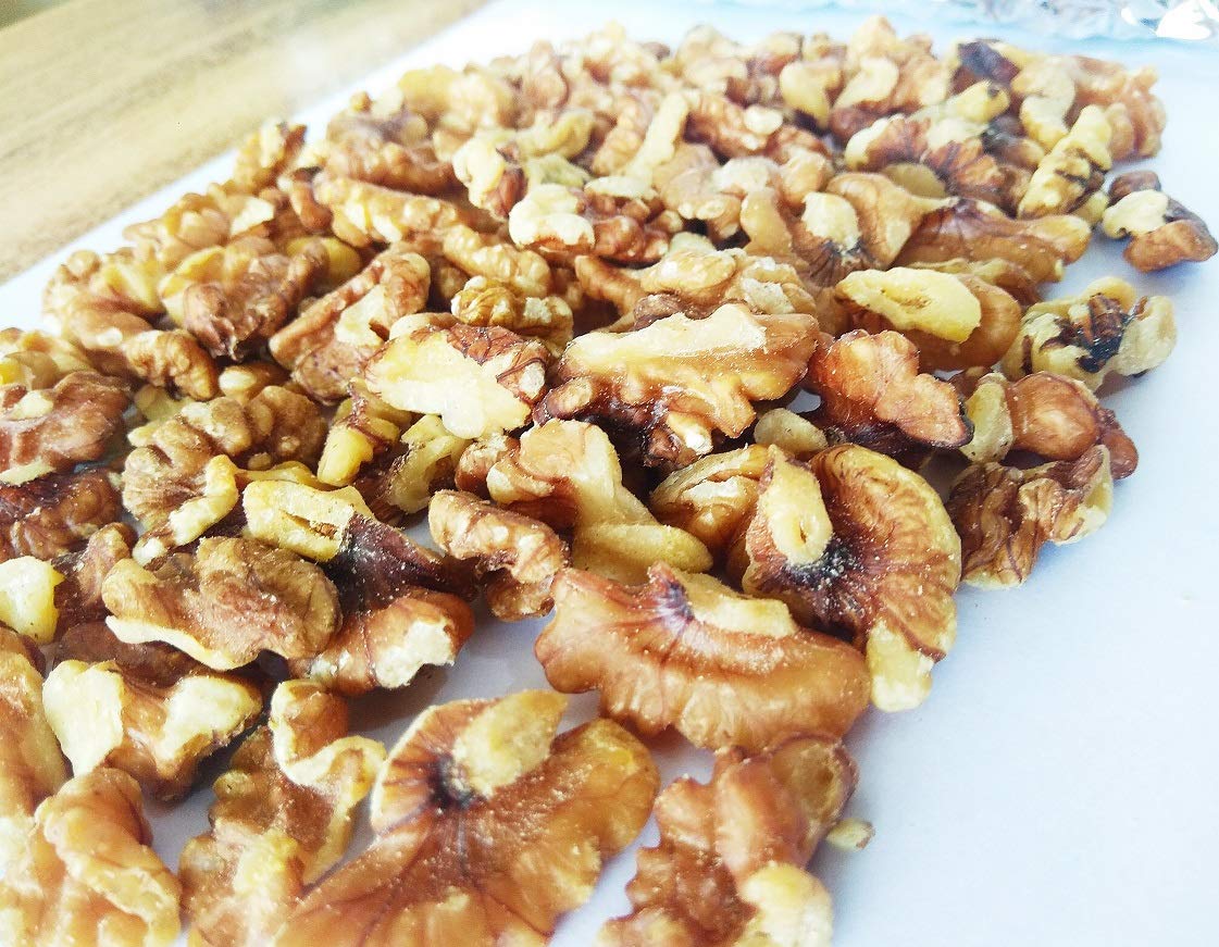 English Nuts Quarter Walnuts Kernels Vacuum Pack 10 KGS (Pack of 2 X 5 ...