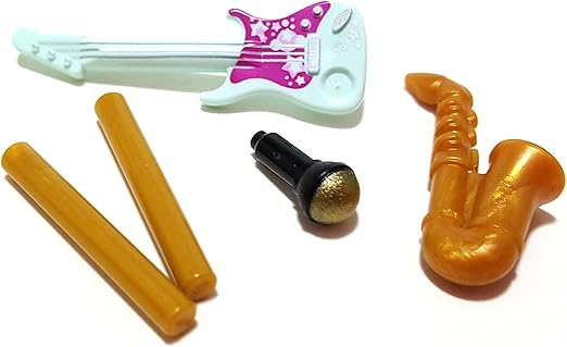 Amazon.com: LEGO Music Minifigue Accessory Kit: Guitar, Saxophone ...