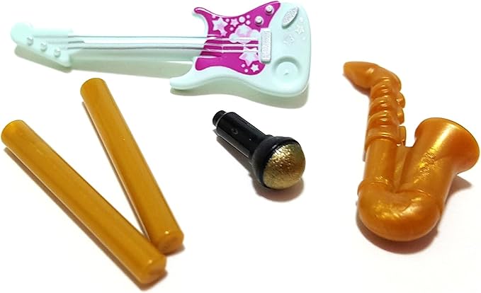 Amazon.com: LEGO Music Minifigue Accessory Kit: Guitar, Saxophone ...