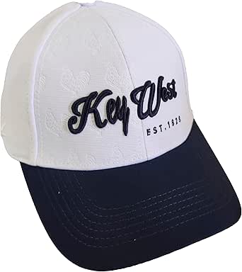 Amazon.com: Generic Key West Baseball Cap, Rubbereized Look, Stretch ...