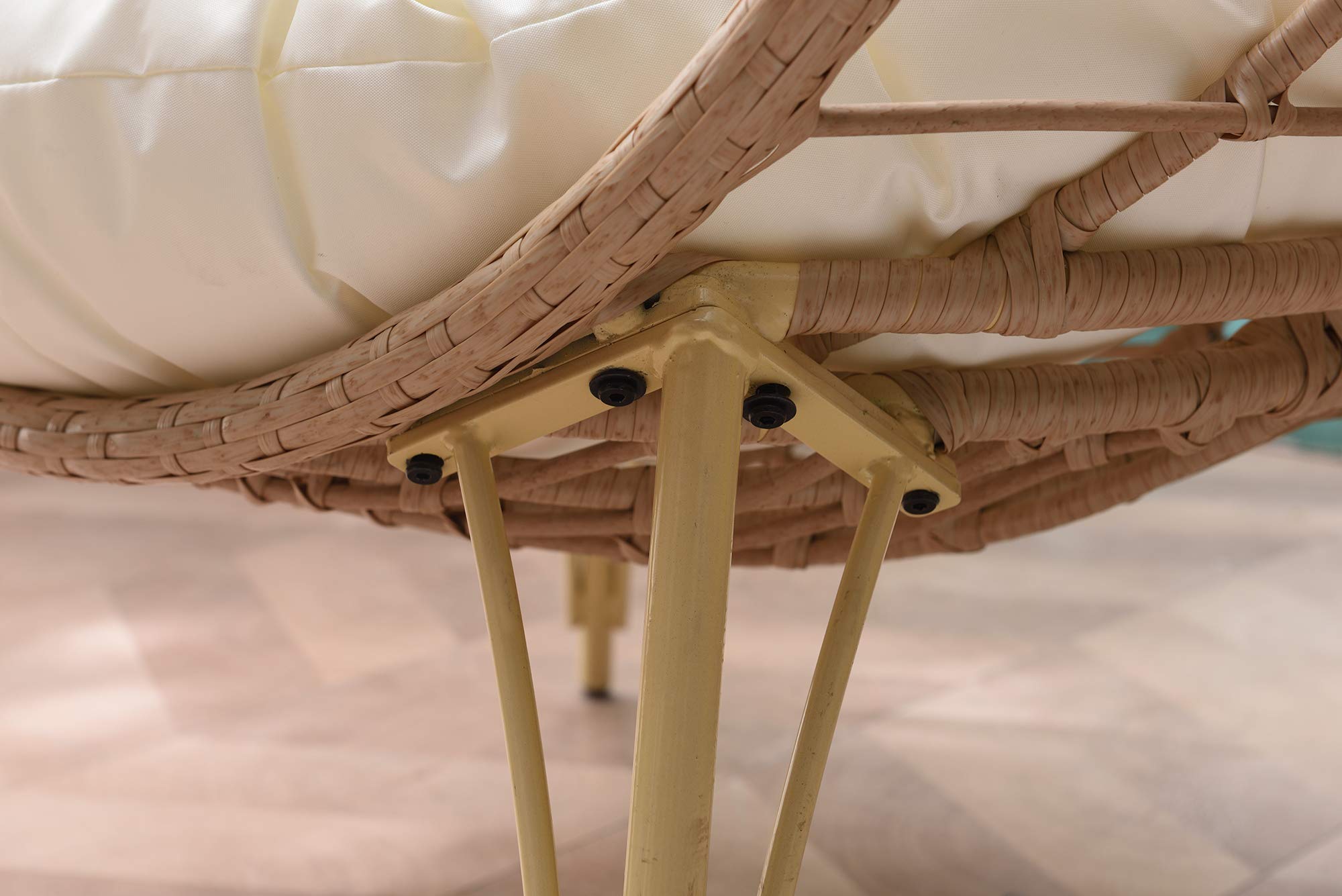Caspian Natural Rattan Effect Cocoon Patio Egg Chair at Samuel Austral blog