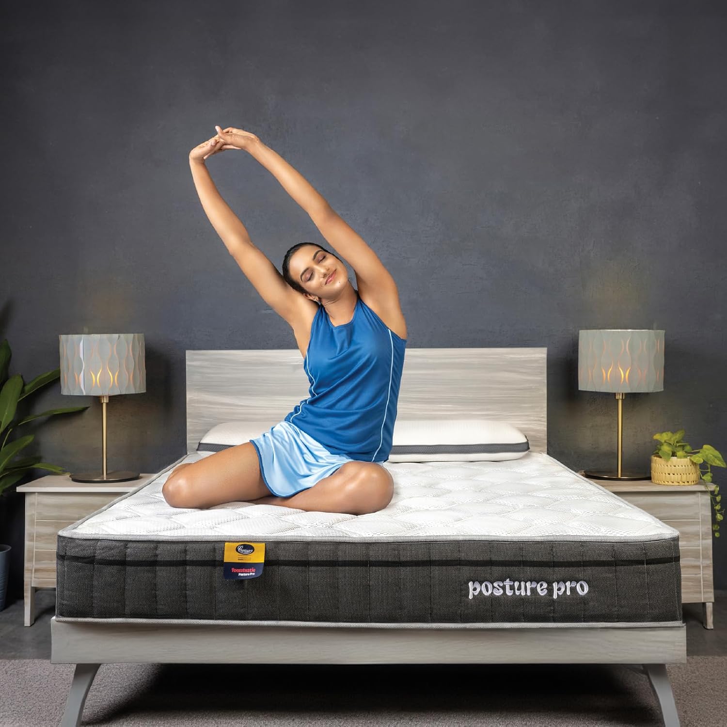Centuary Mattresses Posture Pro 8-Inch King Size Orthopedic Spine ...