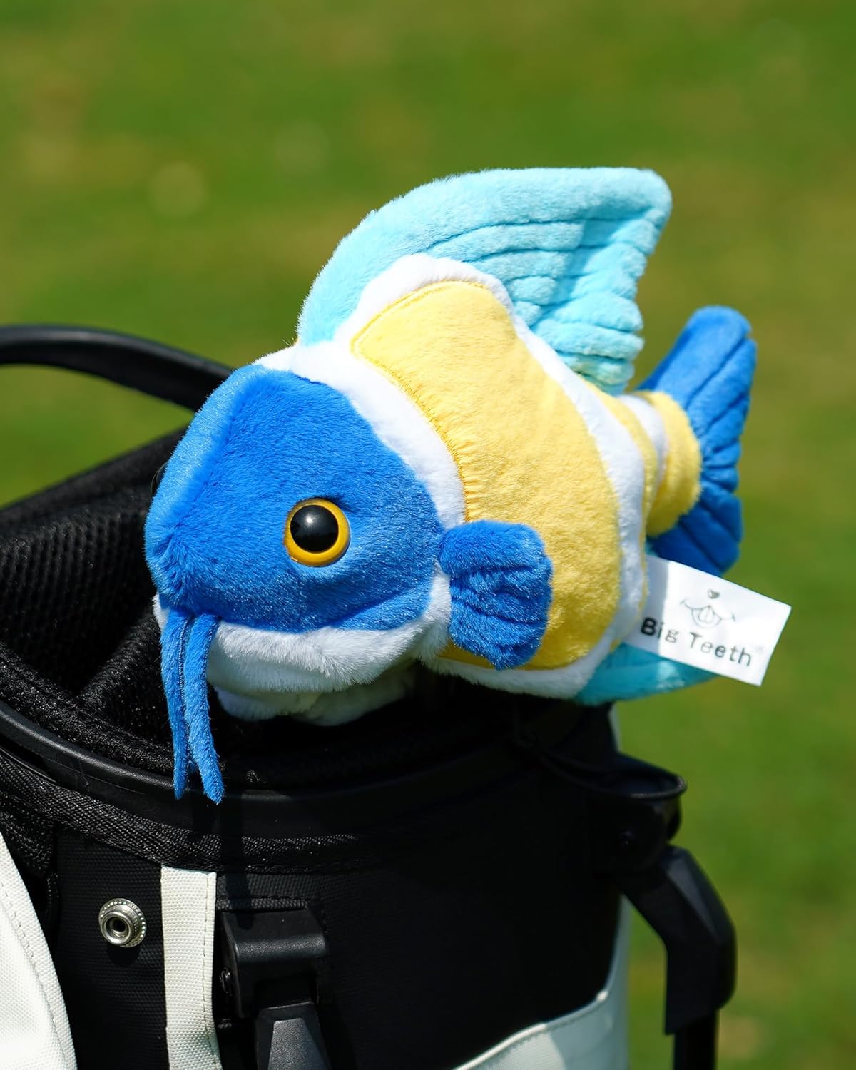 Amazon.com : Big Teeth Golf Angelfish Putter Cover, Soft Blade Putter ...