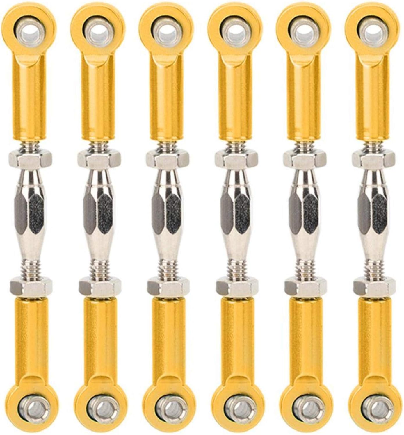 Amazon.com: SALUTUYA Aluminum Alloy RC Car Push Rod Turnbuckle Rod ...