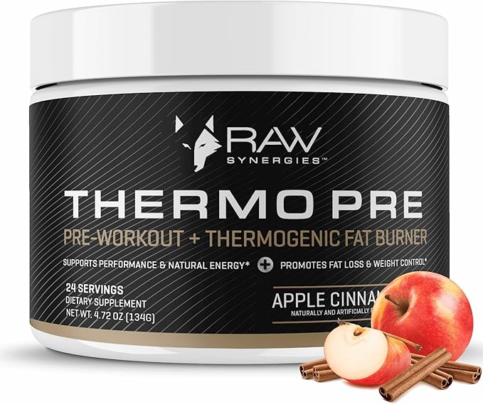 Amazon.com: RAW Synergies Thermo Pre - Fitness Support Supplement for ...