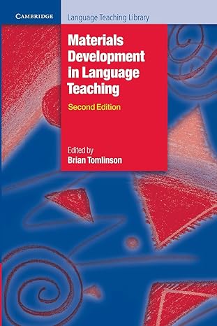 Amazon.com: Materials Development in Language Teaching (Cambridge ...