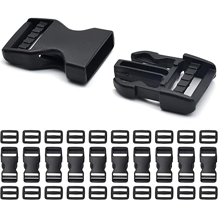 Amazon.com: 6 Pack 1" Buckle Quick Side Release Buckles Dual Adjustable ...