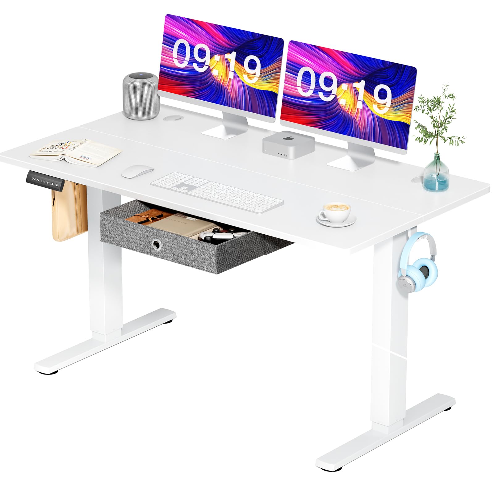 Snapklik.com : SMUG Standing Desk X 24in Electric Height Adjustable Table