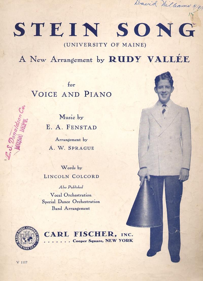 Stein Song (University of Maine): Lincoln Colcord, E. A. Fenstad, A. W ...