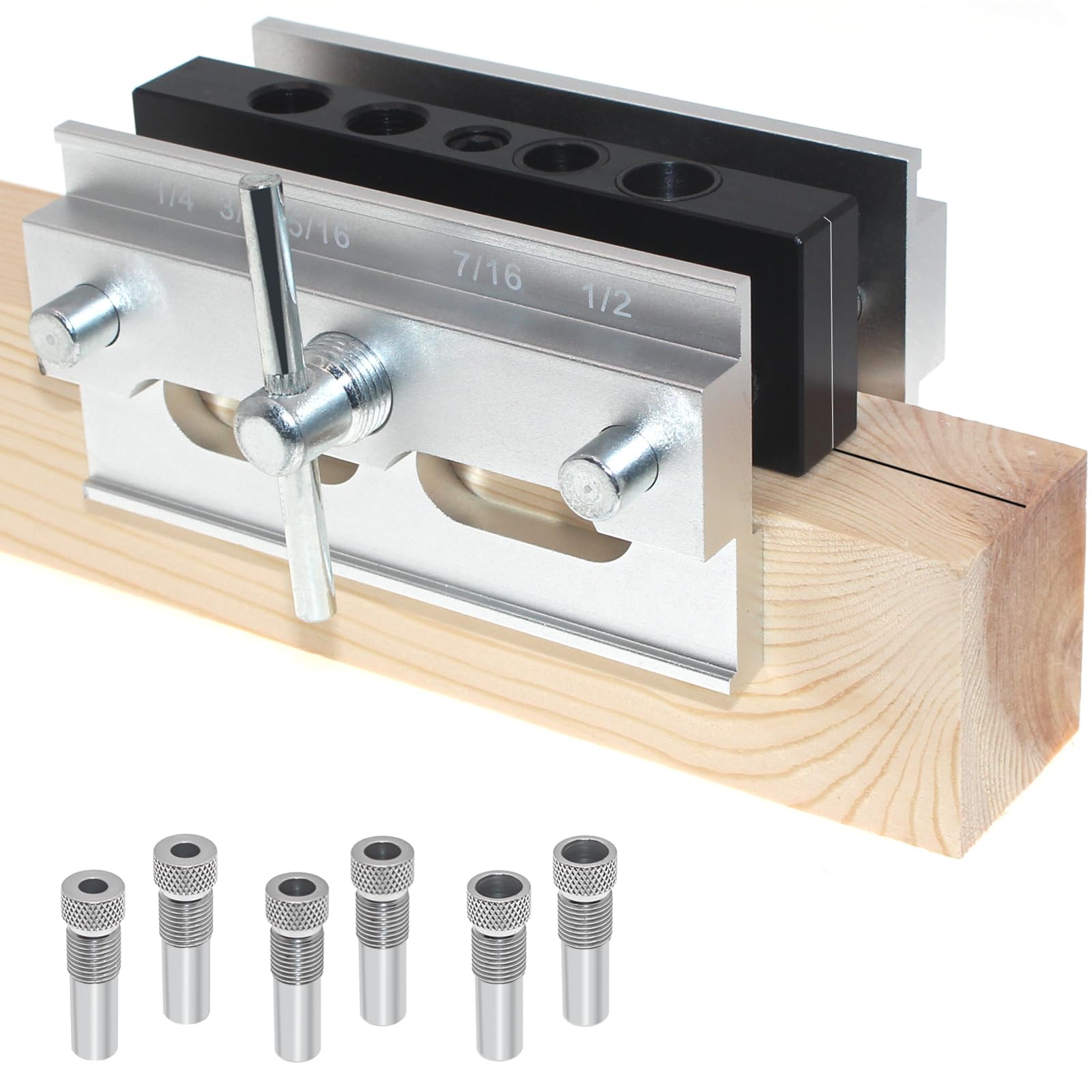 Snapklik.com : Self Centering Doweling Jigs Dowel Drill Guide Drill Jig ...