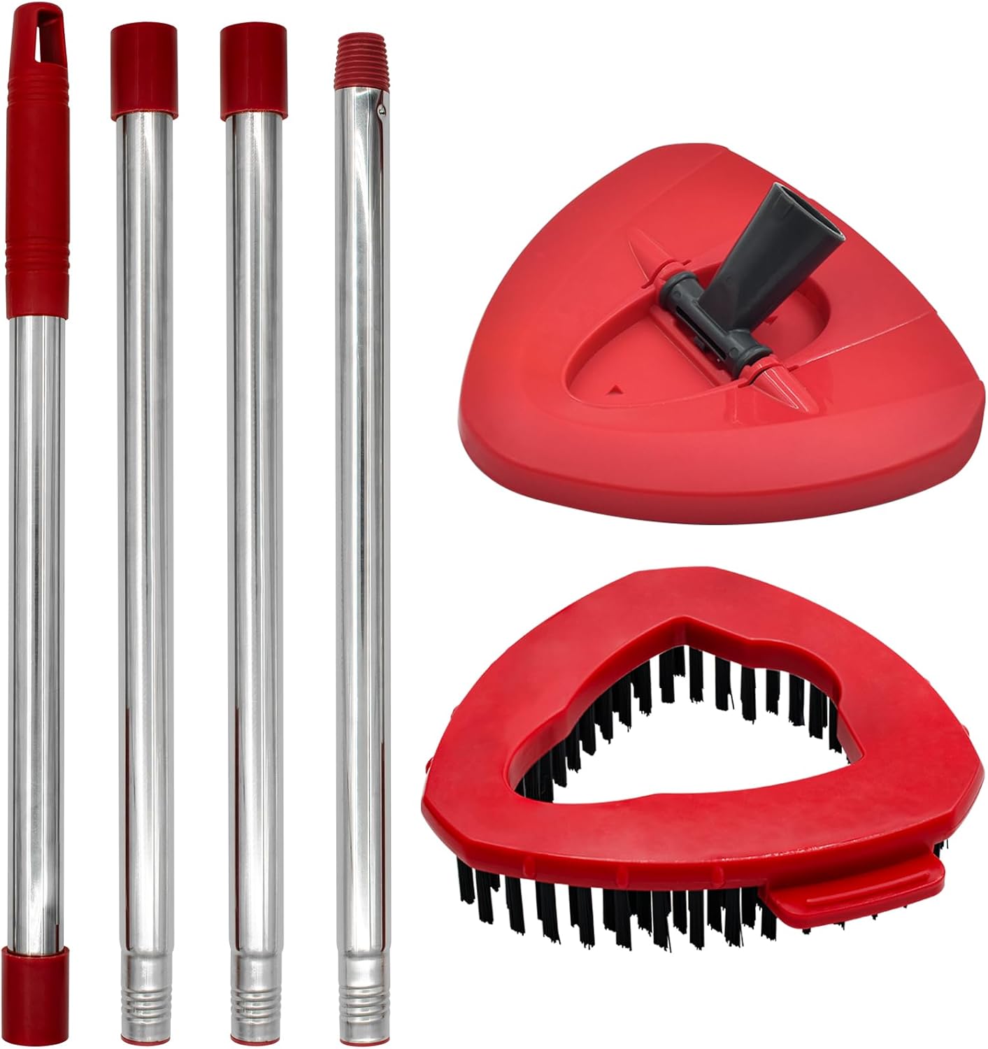 Spin Mop Handle,Base,Scrubber Head Replacement Compatible with Vileda ...