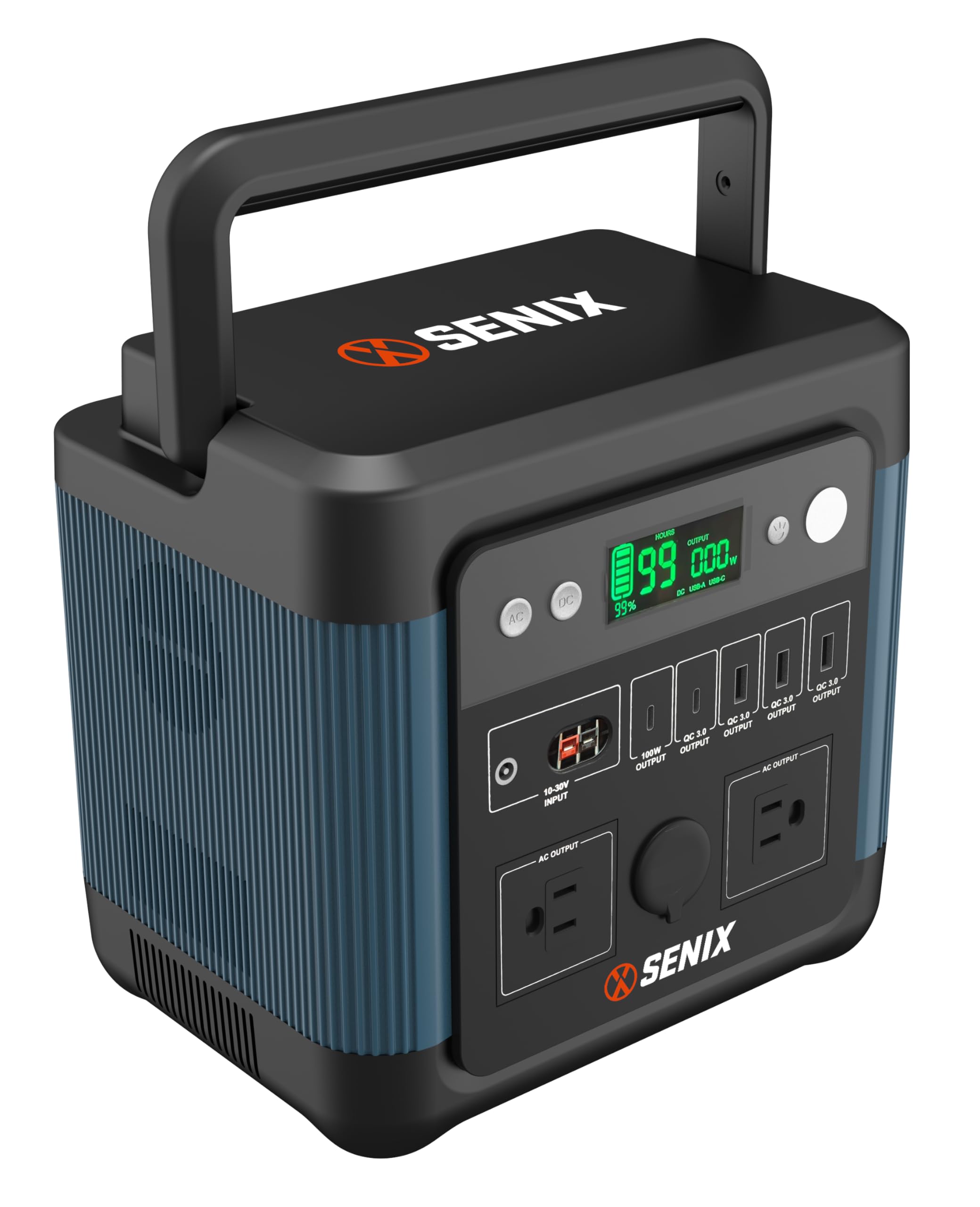 Snapklik.com : SENIX Portable Power Station 974Wh LiFePO4 Battery ...