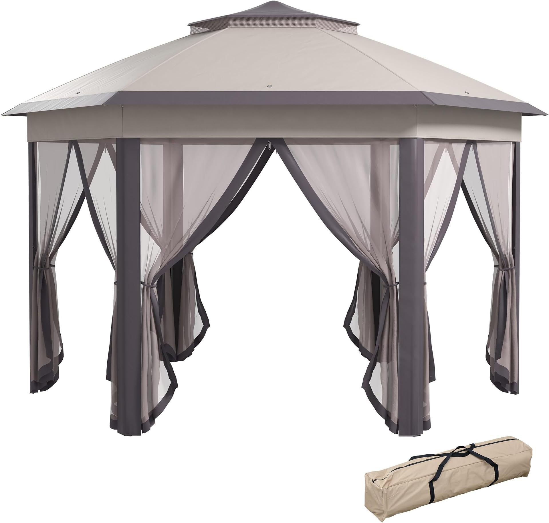 MAXIMUS® ROYAL 4x4m Pop-up Gazebo Outdoor Patio Canopy Tent : Amazon.co ...