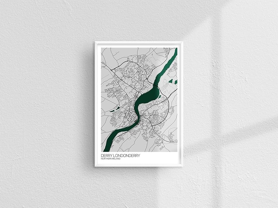 Derry Londonderry Ireland Map