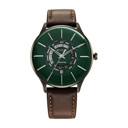 Titan World Time Quartz Analog Watch for Men