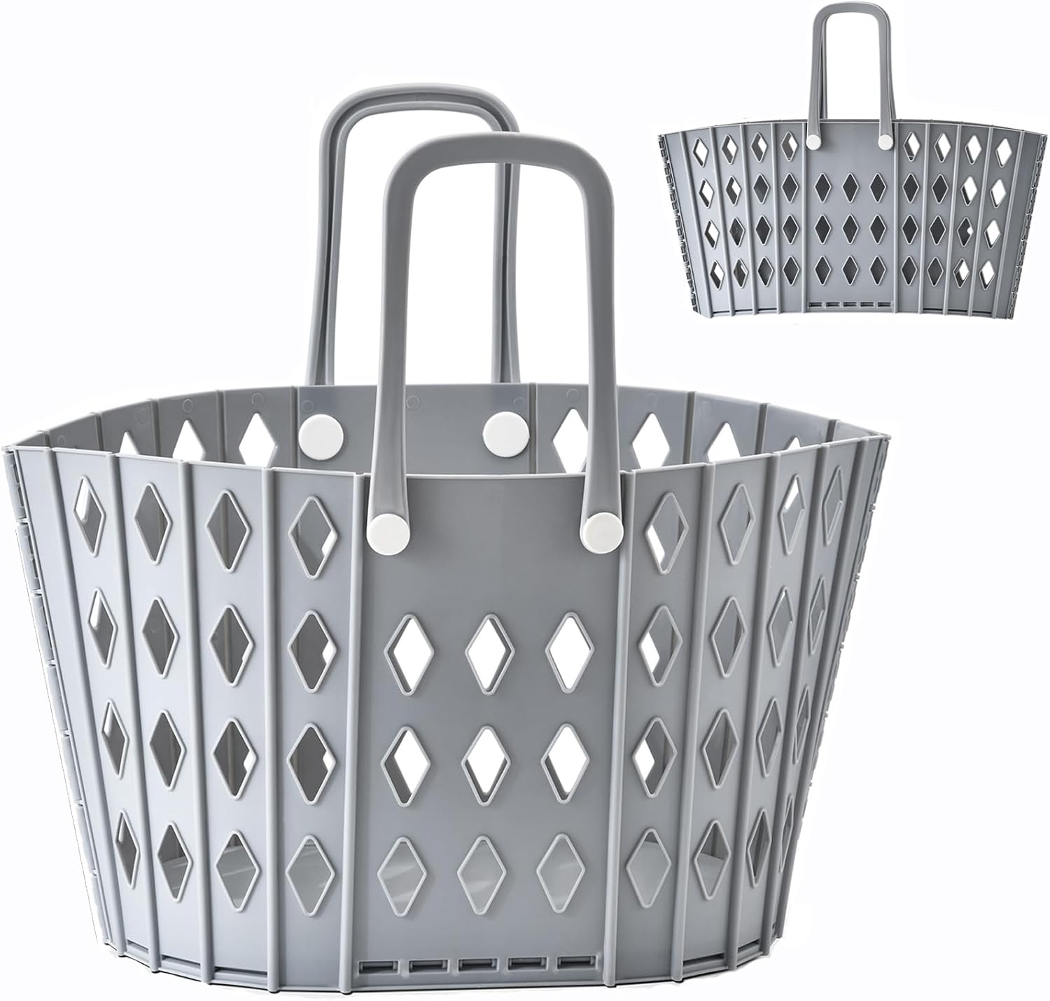 Amazon.com: Collapsible-Laundry-Baskets,Reusable Grocery Bags,45L ...