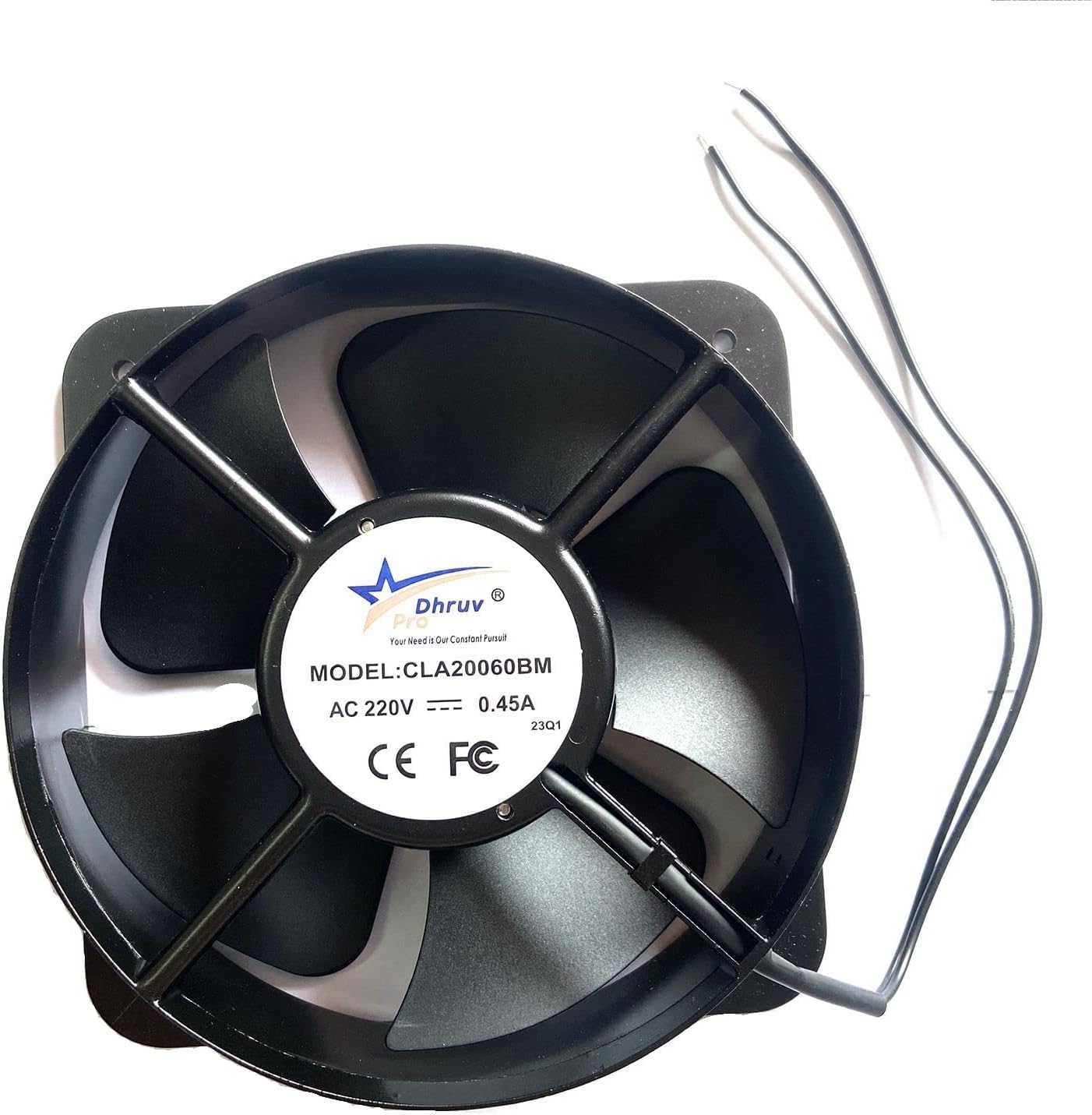 DHRUVPRO 220V AC Metal Body or Blade Fan Cooling Fan Exhaust brushless ...