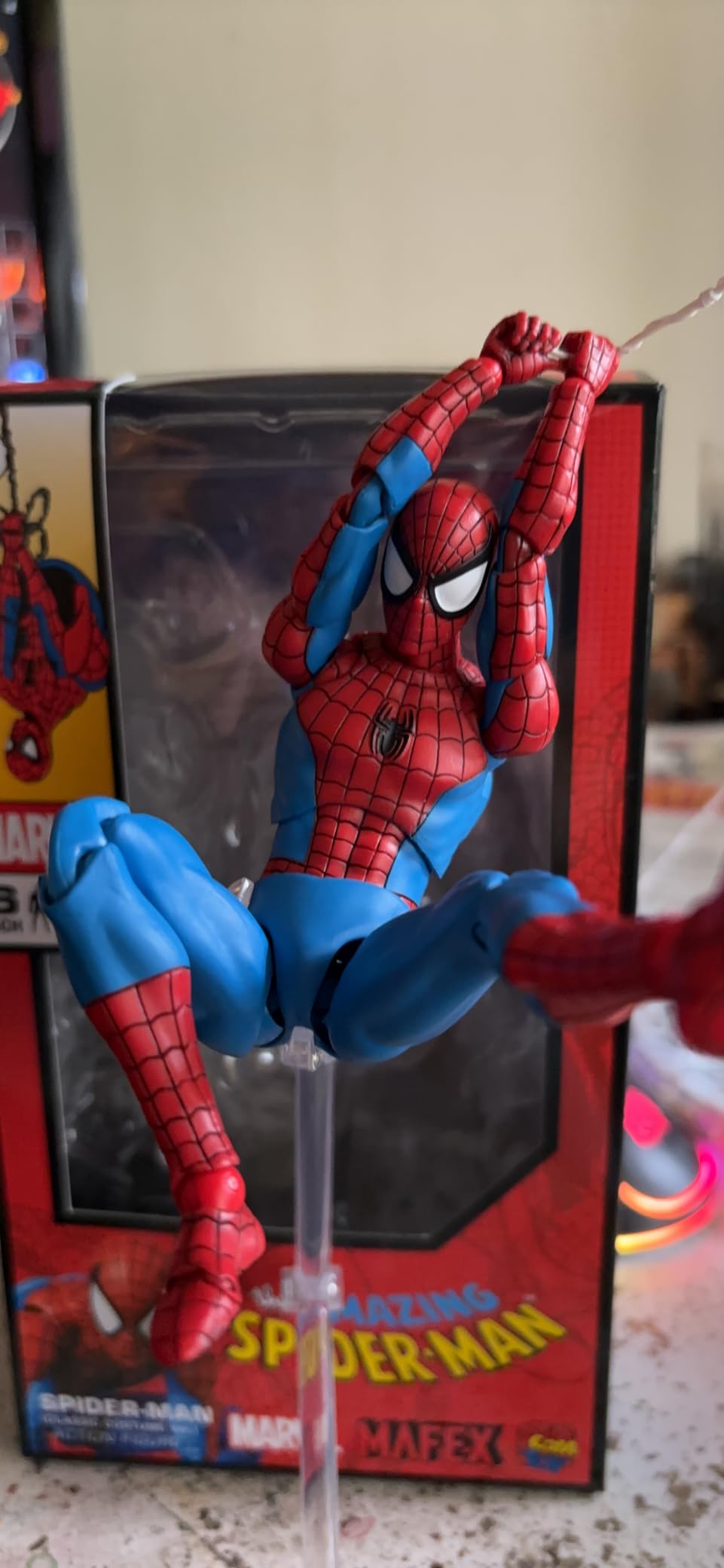 MAFEX No. 185 SPIDER-MAN Classic Cosume Ver., Total Height: Approx. 6.1 ...