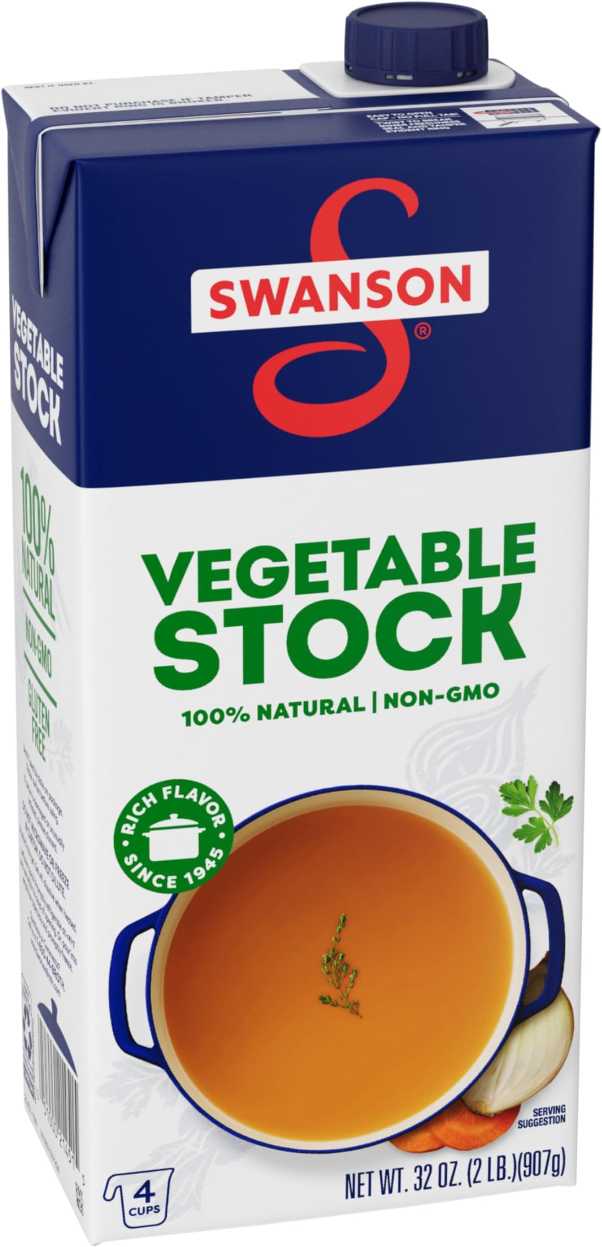 Amazon.com: Amazon Fresh, Vegetable Stock, Carton, 32 Oz