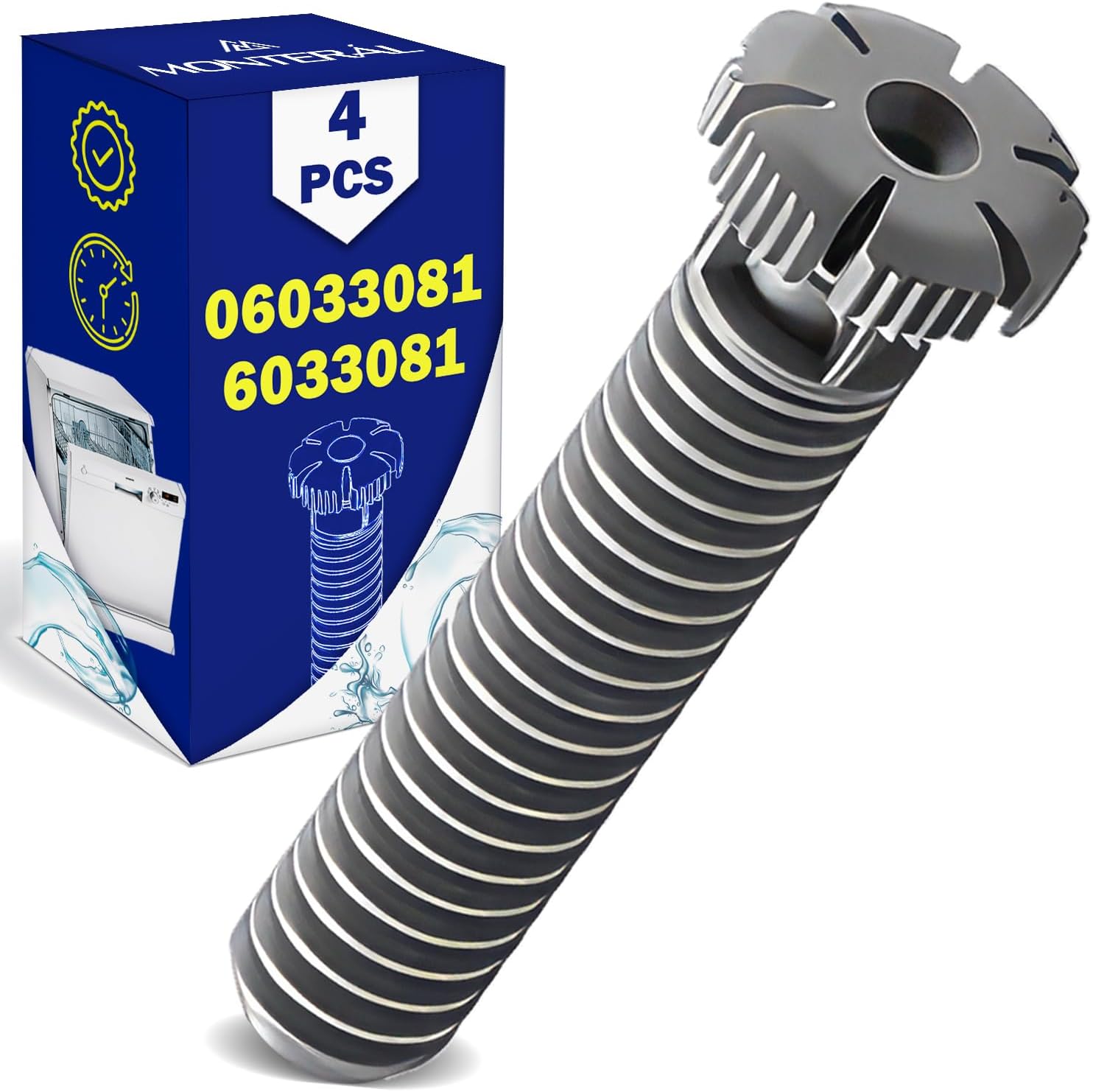 DL-pro Gerätefuß 110mm vorne hinten für Bosch Siemens Logixx Maxx Super ...