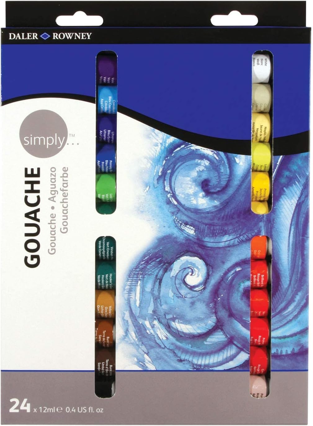Daler-Rowney Simply Opaque Watercolour Paint, Aluminium Tube, 0.41oz ...