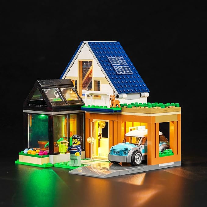 Amazon.com: VONADO LED Light Kit Compatible with Lego City Family House ...
