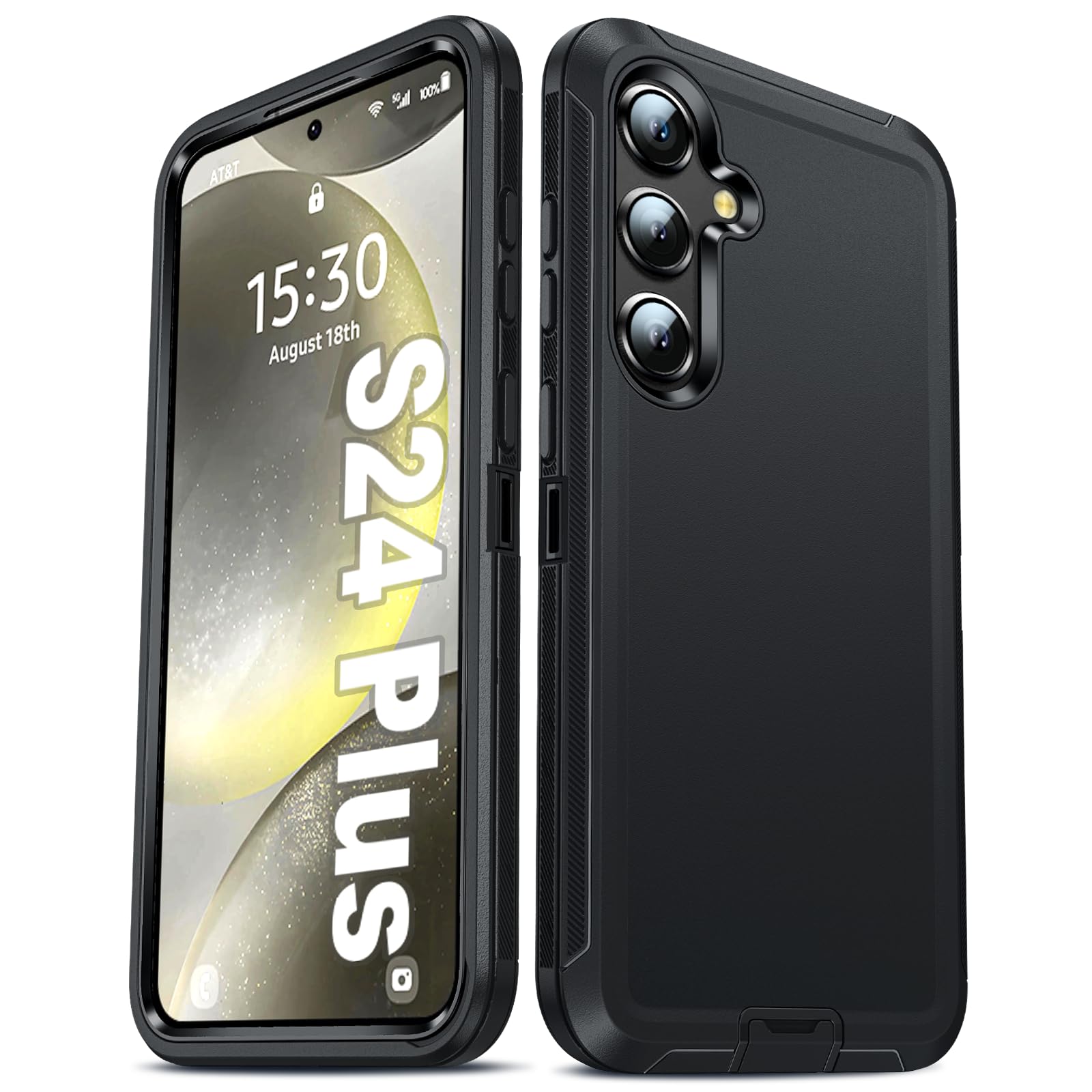 LeYi for Samsung S24 Plus Case: Heavy Duty 3 in 1 Samsung S24 Plus Case ...