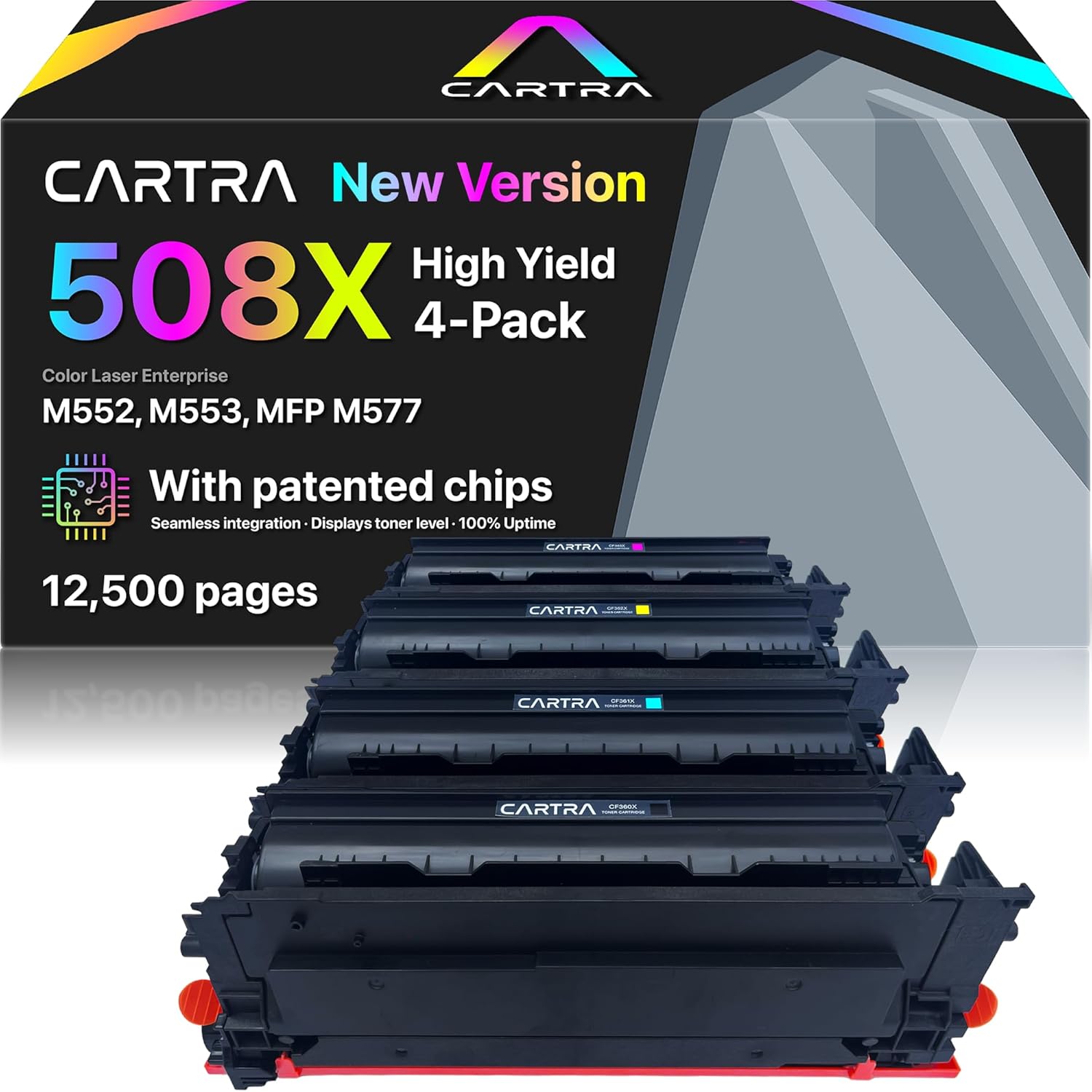 CARTRA 508X Toner Cartridge for HP Color LaserJet Enterprise M553dn ...