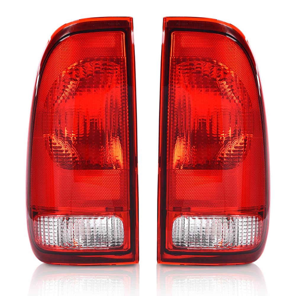 Amazon.com: GRAND ORANGE Tail Lights Compatible with Ford F150 Stepside ...