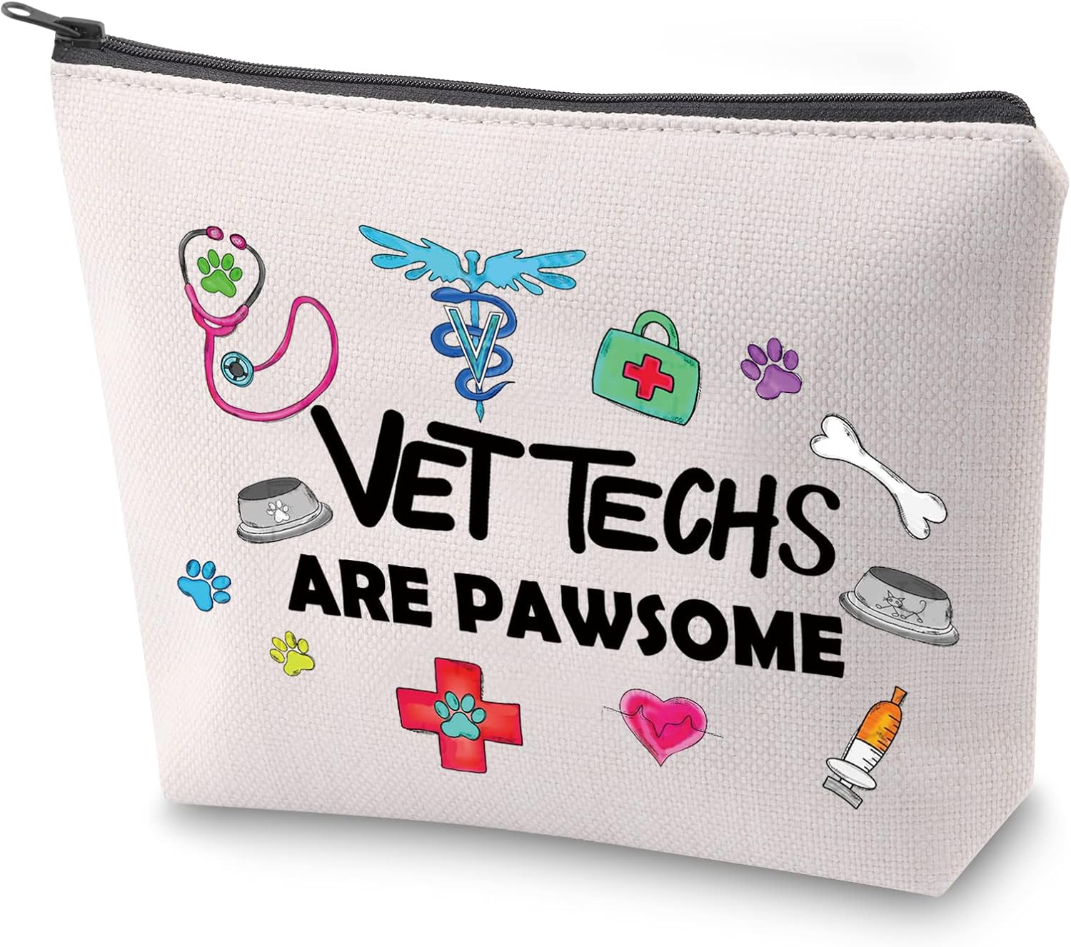 Amazon.com: ZJXHPO Veterinarian Survival Kit Vet Tech Cosmetic Bag ...