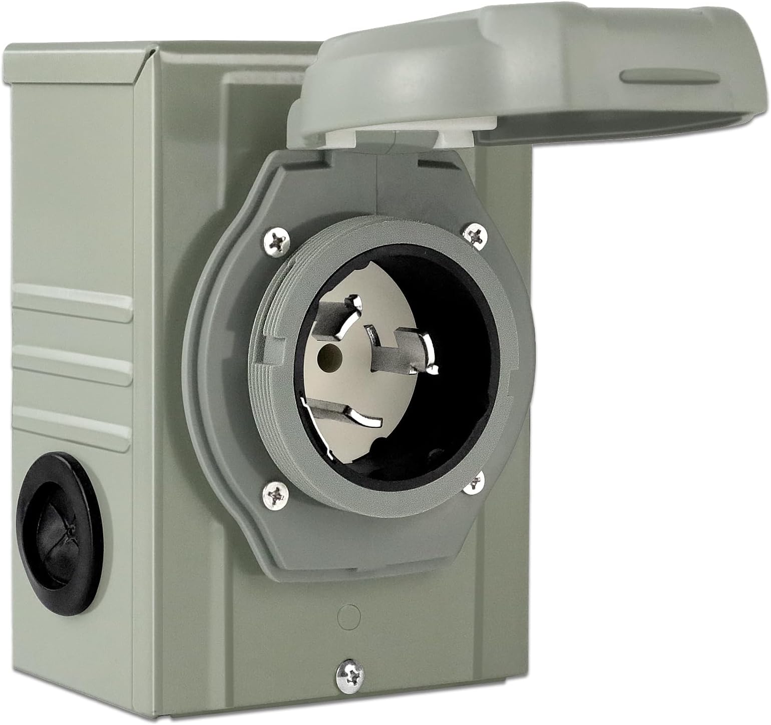 Amazon.com: 50 Amp Generator Power Inlet Box,125/250 Volt 12500 Watts ...