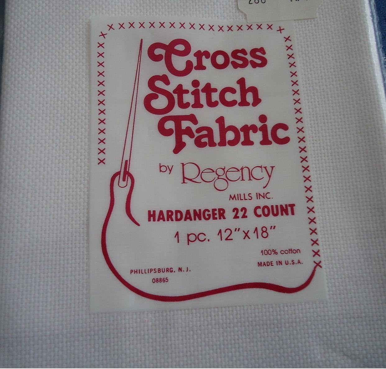 Amazon.com: Regency Cross Stitch Fabric HARDANGER 22 Count 1 Pc. 12" x ...