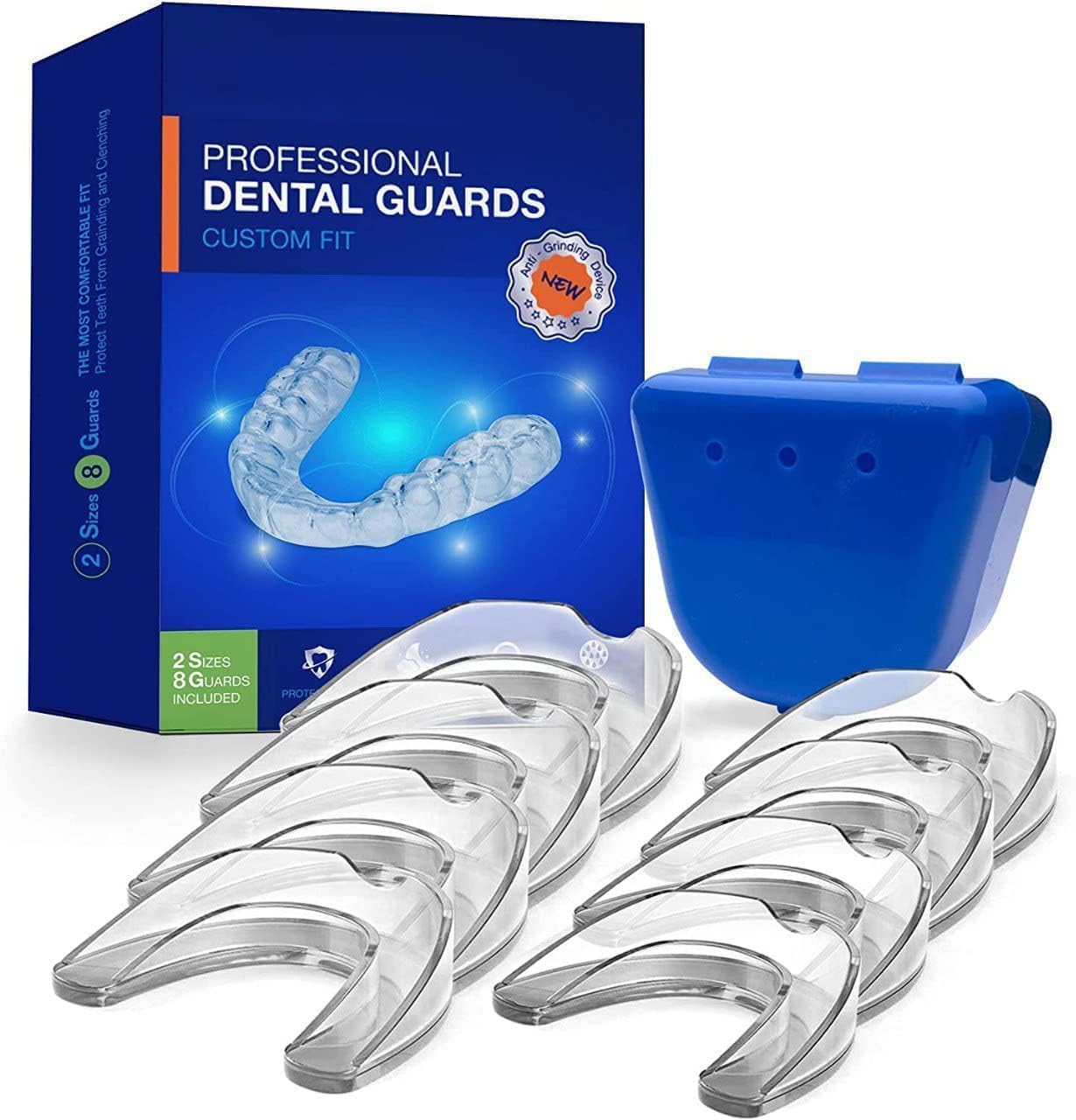 Amazon.com: Mouth Guards for Teeth Grinding at Night: Moldable Custom ...
